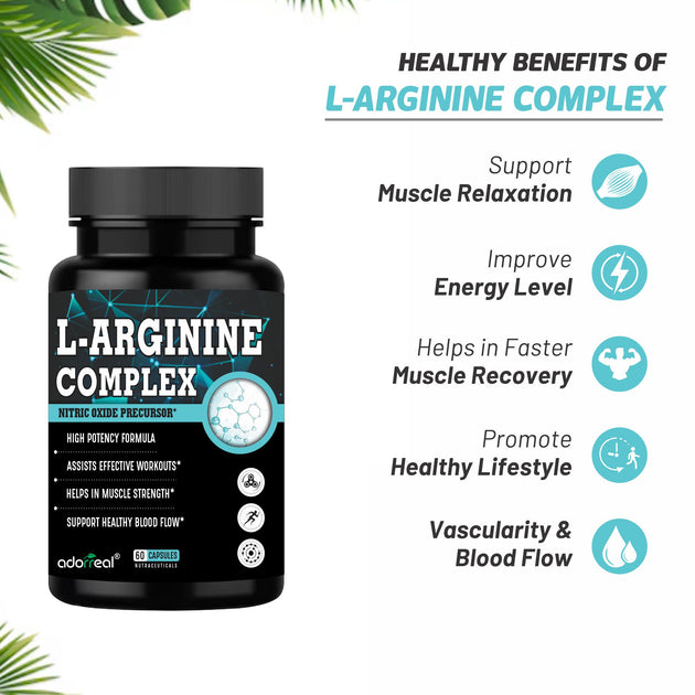 L-Arginine Complex– 60 Caps – Adorreal Healthcare